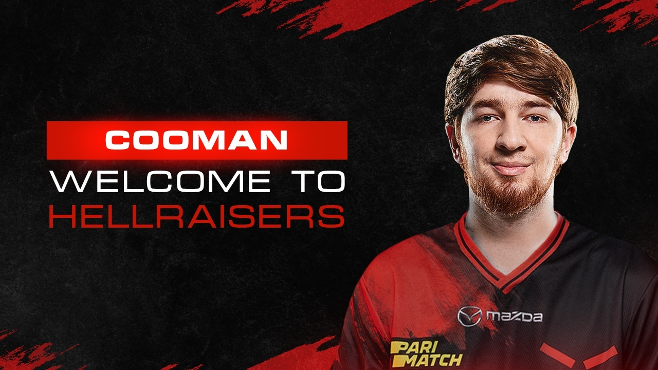 Cooman took the carry position in HellRaisers